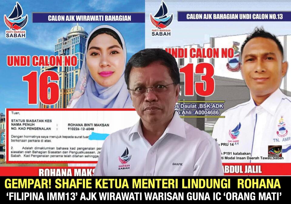 Shafie Apdal dan Kerajaan Warisan mengaku sokong luluskan surat 'Projek IC'